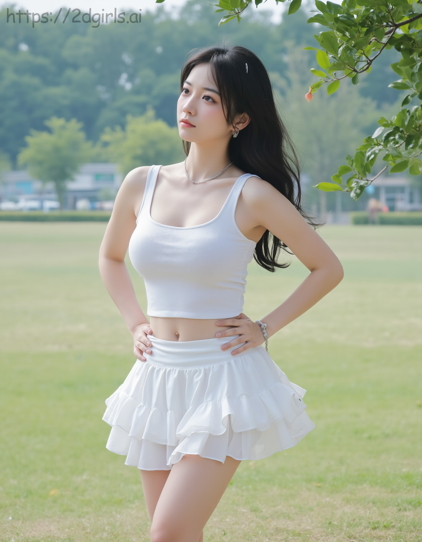 테니스 치마 Tennis Skirt 20241113 | 2dGirls AI Lookbook